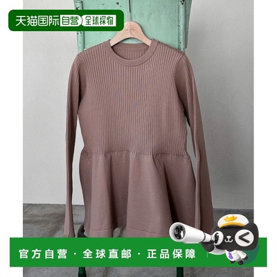 1h可退 日本直邮DOUX ARCHIVES 女装 宽罗纹修身显瘦套头针织衫 2