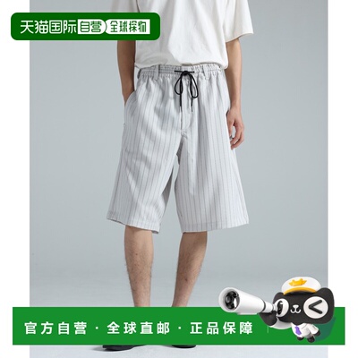 日本直邮Y-3 男士 松紧腰微喇运动短裤 KR1691