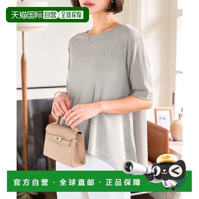 日本直邮KOBE LETTUCE M/L/XL码 轻薄透视T恤 短袖喇叭袖 C7325