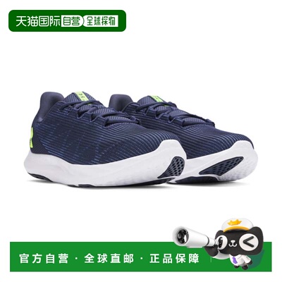 日本直邮Under Armour 跑步鞋 405 WASHEDNAVY/BLACK/HIGHVI 灰蓝