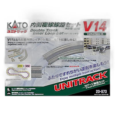 日本直邮【日本直邮】Kato N轨V14 内双轨轨道套装 (R315/282) 20