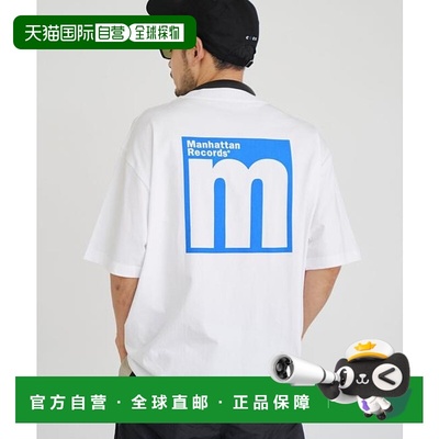 1h可退 日本直邮coen Manhattan Records限定短袖T恤
