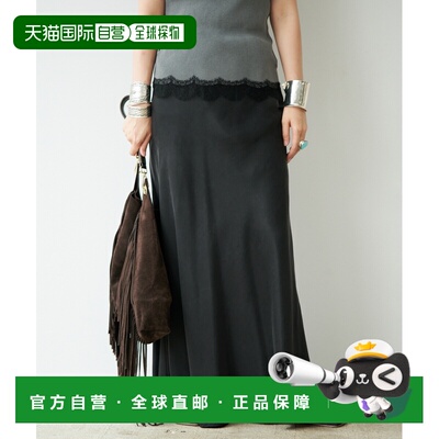 日本直邮Deuxieme Classe 女士 光泽感醋酸纤维长裙 260605008160