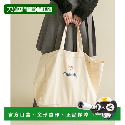 1h可退 日本直邮Drifter 女士大容量帆布托特包 刺绣设计 2024秋