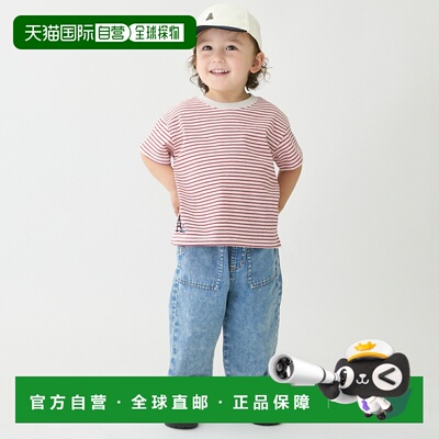 日本直邮Petit Main 软质牛仔长裤