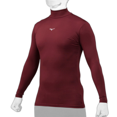 日本直邮MIZUNO Biogear 高领长袖男女通用棒球 12JABC1063