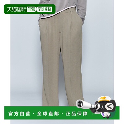 1h可退 日本直邮6(ROKU) 女士乔其直筒褶皱长裤 86142020703