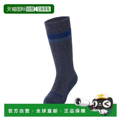 日潮跑腿Montbell蒙贝欧 WIC.Trekking 儿童条纹高筒袜 NV24 17cm