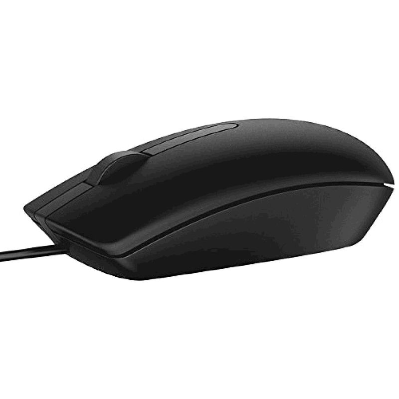 【日本直邮】Dell戴尔光电USB有线鼠标黑色MS116电脑办公家用便携