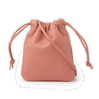 日本直邮IL BISONTE 单肩包水桶包女士 bbu030 pv0048 pk220x pom