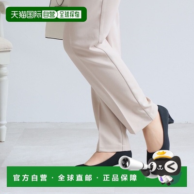 日本直邮VIVIAN 尖头高跟鞋5cm厚鞋跟（黑色）单鞋一脚蹬