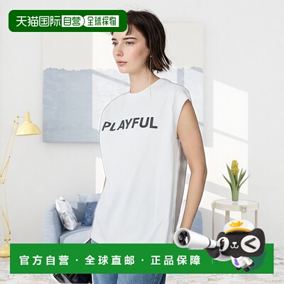1h可退 日本直邮BABYLONE 女士PLAYFUL印花无袖T恤 459597