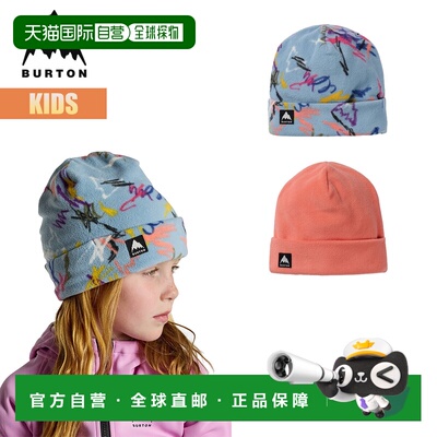 日本直邮Burton 儿童抓绒针织帽 25-26 Burton Burke 针织帽 W26J
