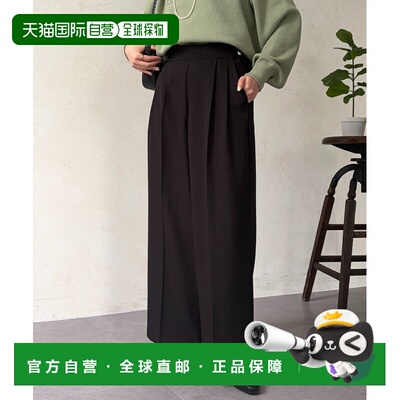 日本直邮Chez toi 女装 侧边纽扣阔腿裤 PGC1061102A0004