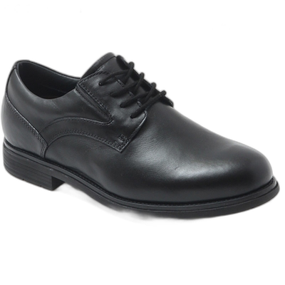 日本直邮ROCKPORT 男士经典连衣裙防水平头商务鞋防水抓地平头外