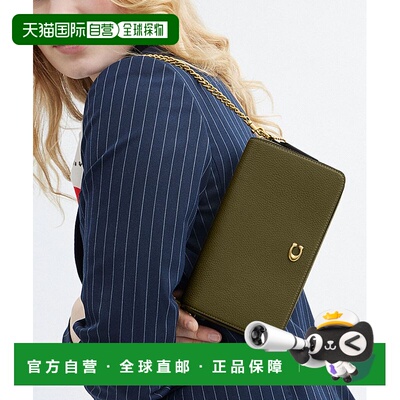 1h可退 日本直邮COACH 蔻驰 女装 Mirra 斜挎包 佩ブルレザー 金C