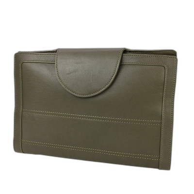 日本直邮 aniary 手拿包手工绗缝皮革 Aniary 2nd 包男女款皮革 1