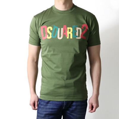 日本直邮Dsquared2 酷爽修身T恤 S71GD1249 S23009 男士短袖圆领L