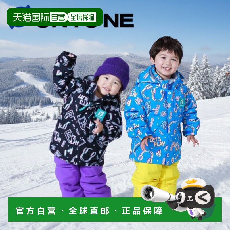 日本直邮Onyone Reseeda 儿童滑雪服套装 RES58200 儿童两件套雪