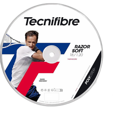 日本直邮长度200米 Tecnifibre 男式女式 RAZOR SOFT 网球装备肠