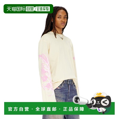 日本直邮DIESEL 女士长袖T恤 T HILARY LS AA3