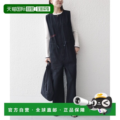 日本直邮PAYDAY 女士 高腰短款工装风连体裤 洗可机洗 印花logo 7