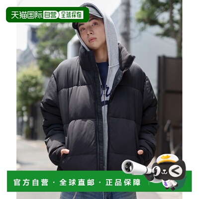 日本直邮WEGO 男女同款 微起毛弹力帕夫夹克 白/黑支付后1h可退