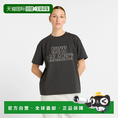 日本直邮【日本直邮】New Balance女款T恤AWT51134-BLK