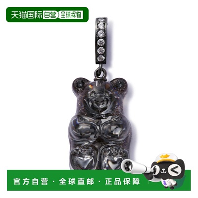 日本直邮MIKSHIMAI 男女同款 DREAMING BEAR 透明感熊形吊坠 镶施