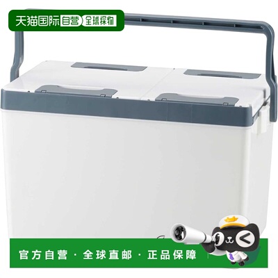 【日本直邮】Sanka钓鱼冷藏箱palau盖可卸双开20L大型SCP-#200 白