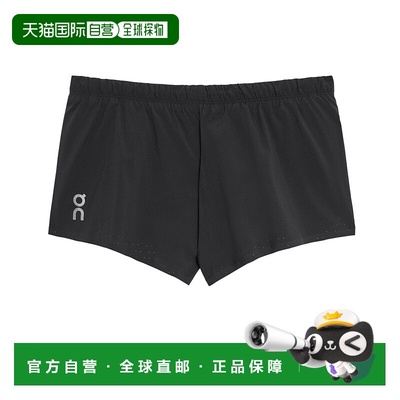 日潮跑腿ON昂跑 男款运动竞赛短裤 Black L 1me1002速干沙滩裤