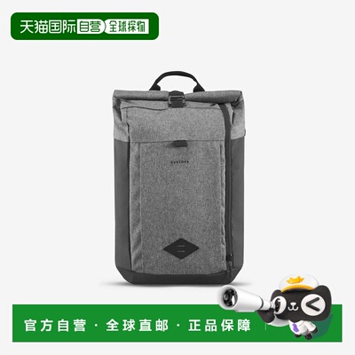 日本直邮 QUECHUA 徒步背包 灰色 23升户外双肩包登山包 迪卡侬