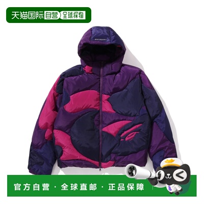日本直邮A BATHING APE 男装 MEGA COLOR CAMO绗缝外套 金属logo