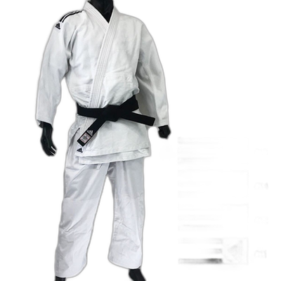 日本直邮上下套装adidas男女3 柔道服比赛柔道道服上衣长裤使用 a