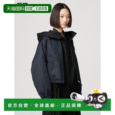 日潮跑腿UNIQLO优衣库 拉链短款宽松夹克 09 BLACK WOMEN XS 4769
