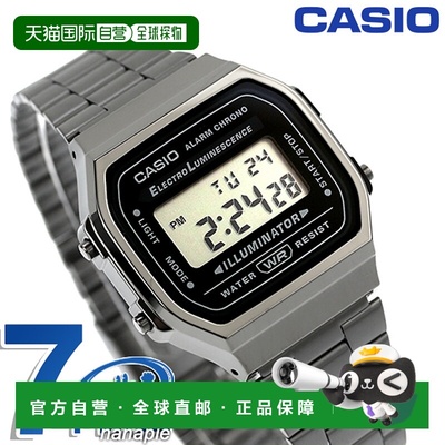 日本直邮卡西欧 CASIO A168WGG-1A 复古 Chipkashi 男士手表品牌