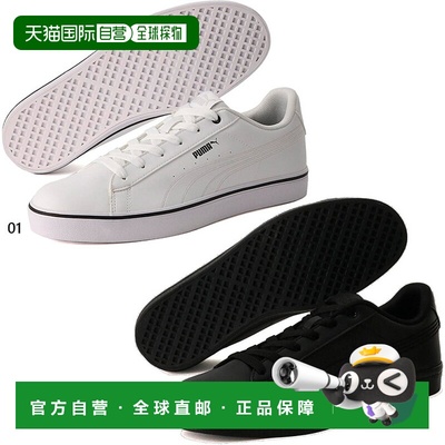 日本直邮Puma V-Court Bulk EB 男女运动鞋低帮系带简约适合上学P