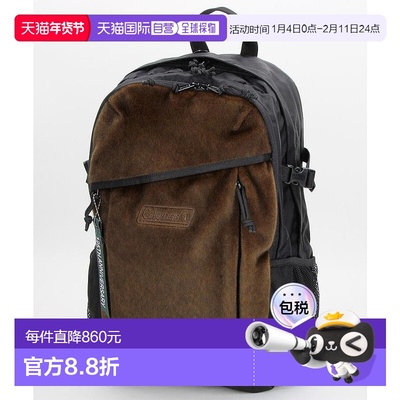 1h可退 日本直邮Coleman男包125周年限量款25L双肩背包 环保毛绒