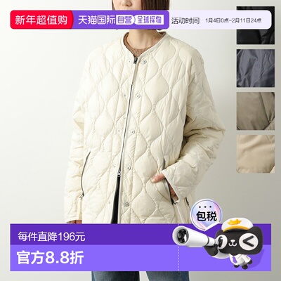 日本直邮TAION 女士 M65LSZBML-1 羽绒服双拉链内胆绗缝软壳面料