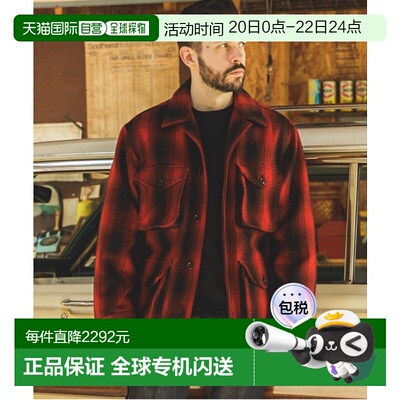 1h可退 日本直邮MR.OLIVE 男女同款 SKOOKUM联名 Mackinaw夹克 宽