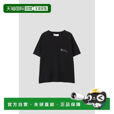 1h可退 日本直邮MHL. 男装 全棉宽松T恤 半拉链设计 5965166514