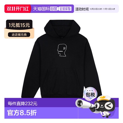 日本直邮BRAIN DEAD  Logohead Hoodie 卫衣