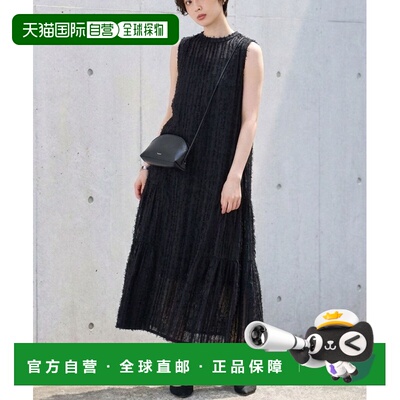 1h可退 日本直邮Rouge vif la cle 女士 羽毛纹无袖长裙 31530090