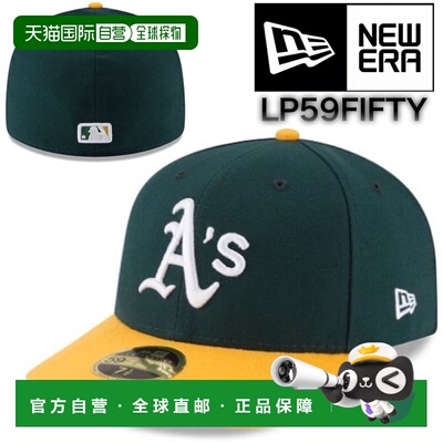 日本直邮New Era 59FIFTY棒球帽弯檐低帽檐5950 LP美国职业棒球大