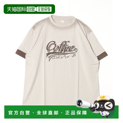 日本直邮β MEN 男士 coffee break系列印花T恤 2703TI02204