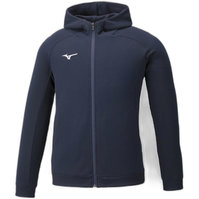 日本直邮MIZUNO 运动衫全拉链连帽衫训练服装中性男女通用 32MC01