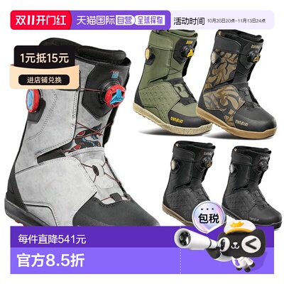 日本直邮THIRTYTWO LASHED DOUBLE BOA 单板滑雪鞋 双BOA系带系统