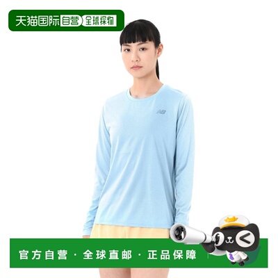 日本直邮New Balance 长袖T恤 WT41225CUH速干运动跑步