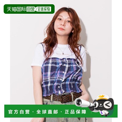 日本直邮PETIT BATEAU × FREAK'S STORE 女士 纯棉迷你刺绣T恤 1