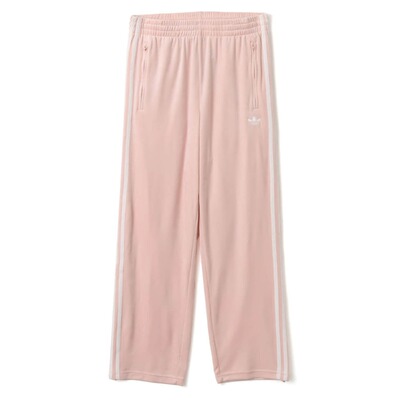 1h可退 日本直邮adidas 男女同款 贝绒面料 半拉链宽松裤 kq5484